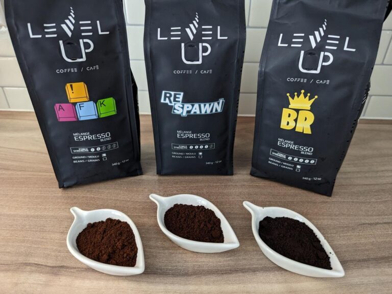 Présentation des cafés de Level Up Coffee