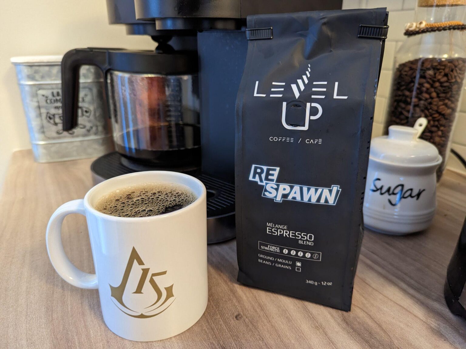 Présentation des cafés de Level Up Coffee