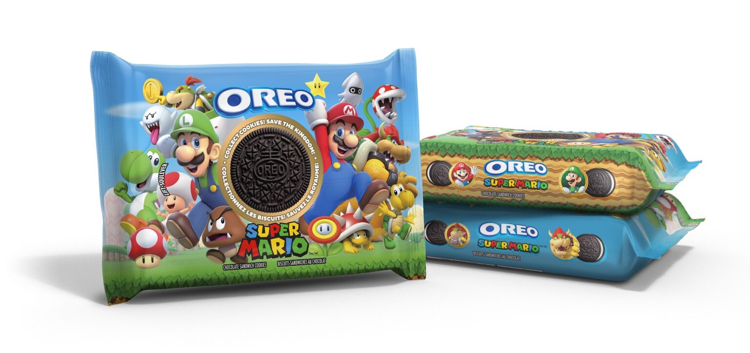 Collaboration OREO x Nintendo avec des biscuits Super Mario en édition ...